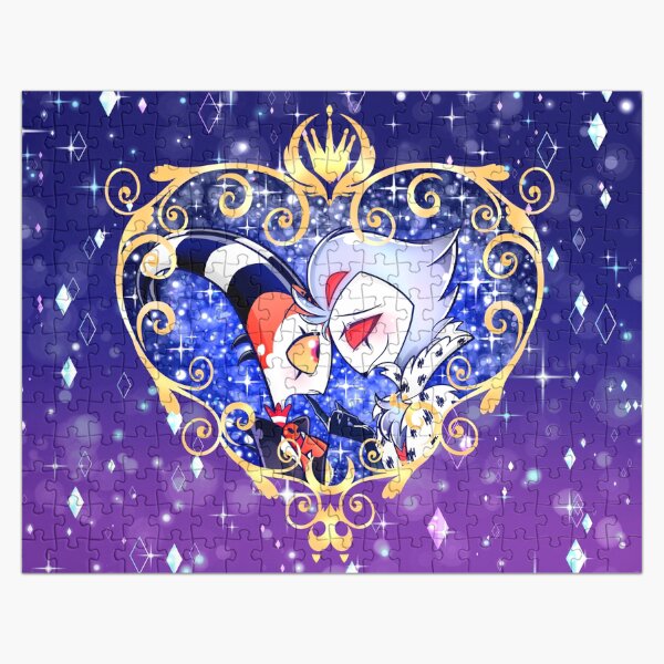 "Helluva Boss Stolas and Blitzo Heart Frame" Jigsaw Puzzle for Sale by ...