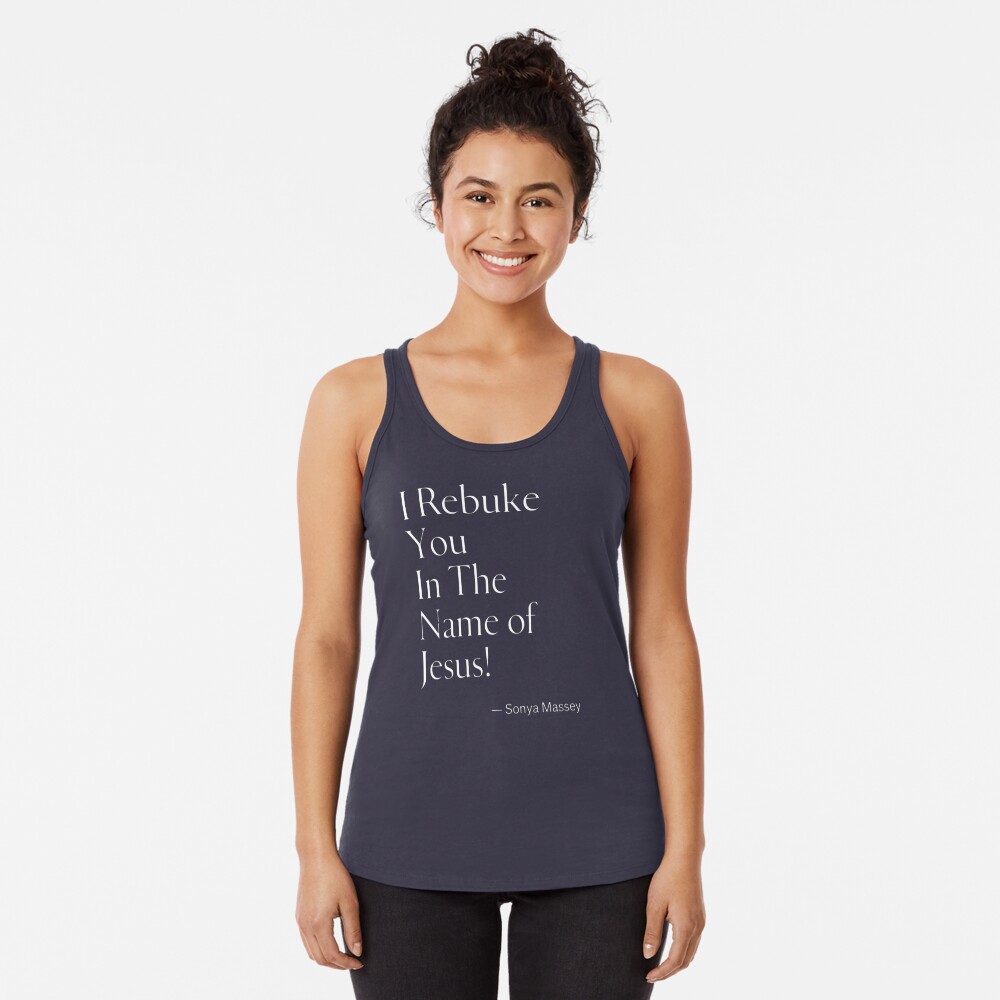 "I Rebuke You In The Name of Jesus (Sonya Massey)" Poster for Sale by ChatterTees | Redbubble