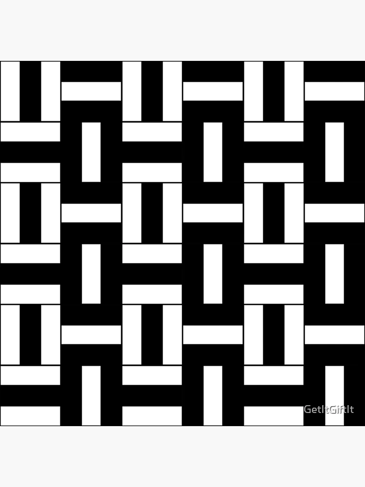Rectangular Things Black And White
