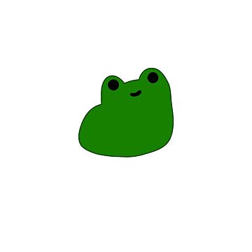 "Small Frog Blob" Sticker for Sale by BrainChaosArt | Redbubble