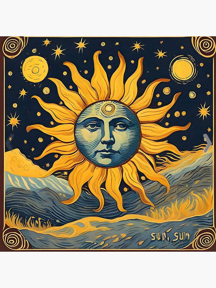 "Tarot Sun Card, the Happy Card" Greeting Card for Sale by ...