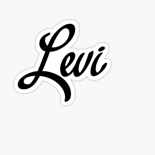 "Levi" Sticker for Sale by Shalomjoy | Redbubble