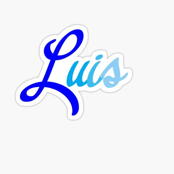 "Luis" Sticker for Sale by Shalomjoy | Redbubble