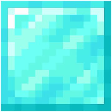"Diamond Block Minecraft Block Icon" Sticker for Sale by Kubala Designs ...