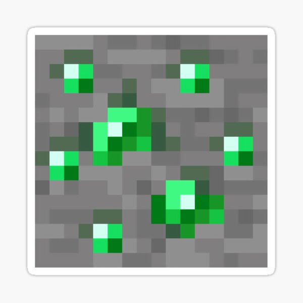 Minecraft Diamond Ore Pixel Art Grid