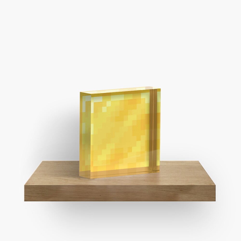 "Gold Block Minecraft Block Icon" Sticker for Sale by Darcekar | Redbubble