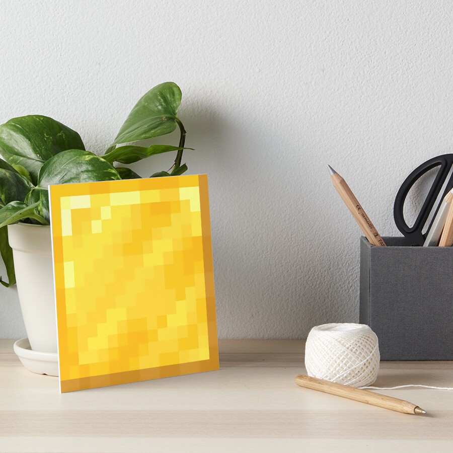 "Gold Block Minecraft Block Icon" Sticker for Sale by Darcekar | Redbubble