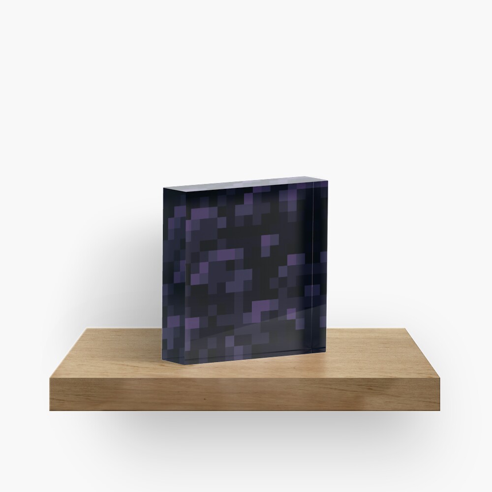 "Obsidian Minecraft Block Icon" Sticker for Sale by Darcekar | Redbubble