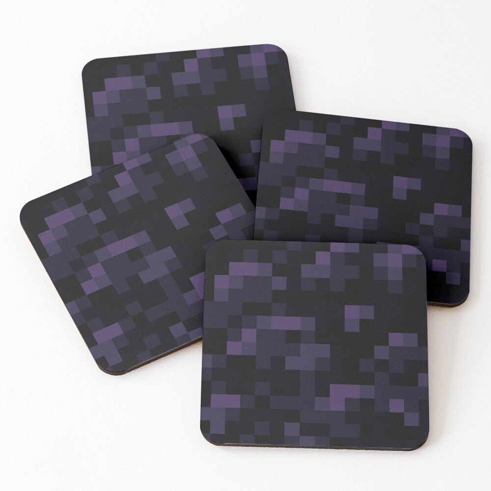 "Obsidian Minecraft Block Icon" Sticker for Sale by Darcekar | Redbubble