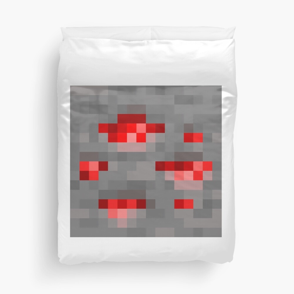 "Redstone Ore Minecraft Block Icon" Poster for Sale by Kubala Designs ...