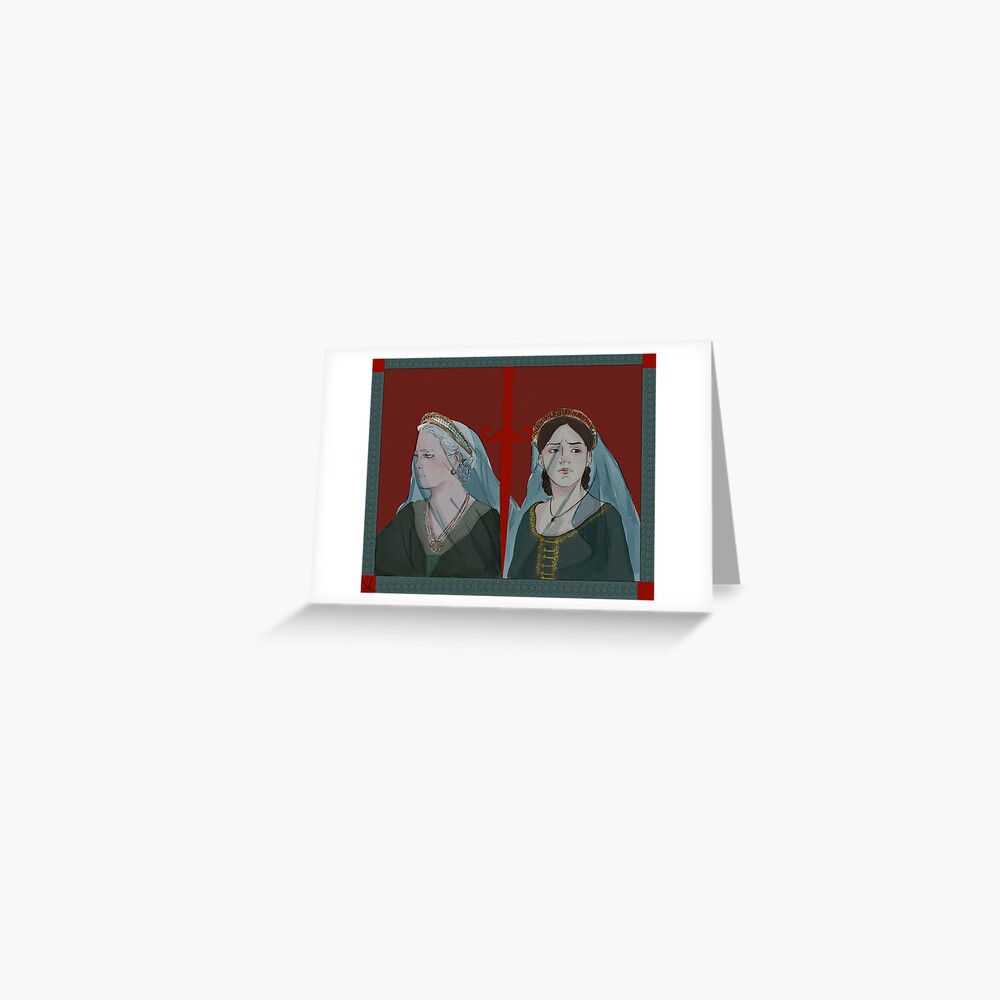 "Alicent and Helaena " Sticker for Sale by likier | Redbubble