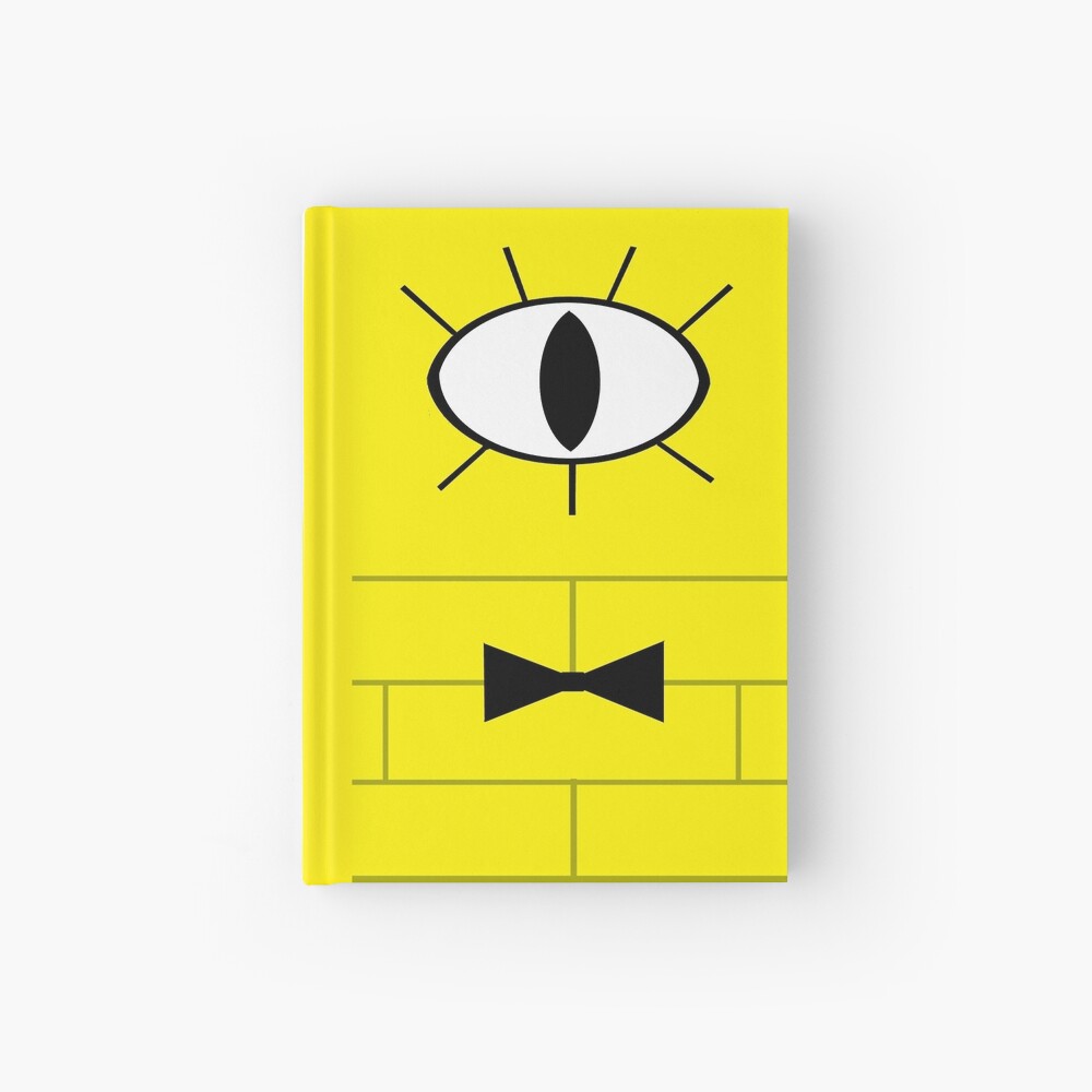 "Bill Cipher Gravity Falls Inspired Graphic" Hardcover Journal for Sale ...