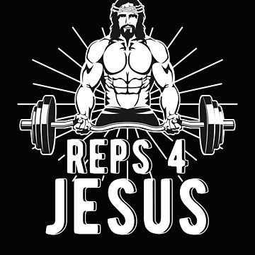 "Jesus Bodybuilding" Poster for Sale by SL-Creative | Redbubble