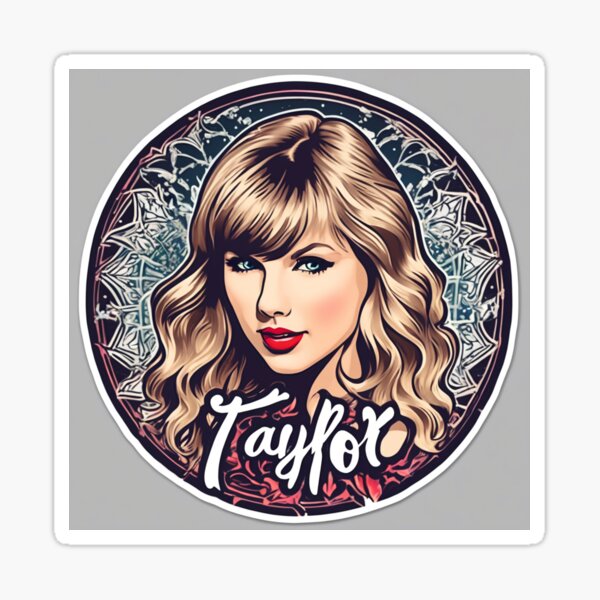 "TAYLOR SWIFT" Sticker by felipepeleteiro | Redbubble