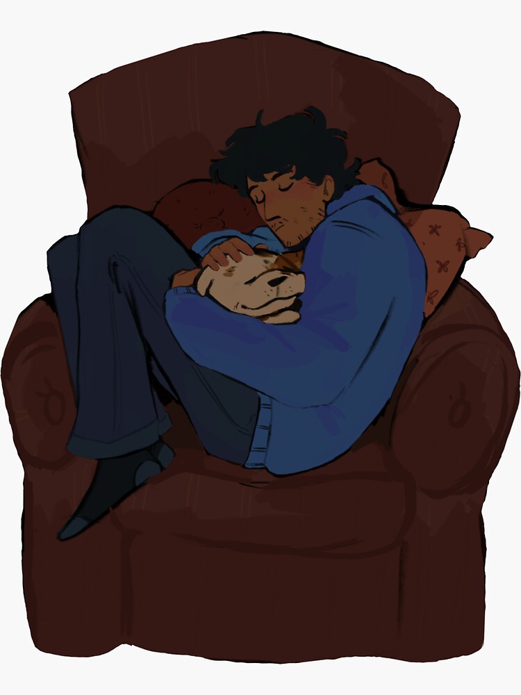 "sherlock&co archie snuggles " Sticker for Sale by Bebelbo | Redbubble