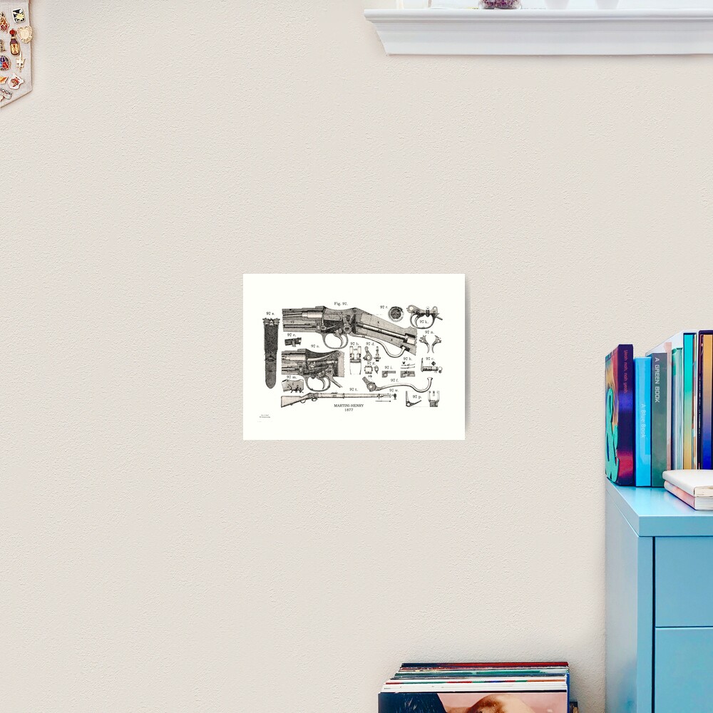 "1877 MARTINI-HENRY RIFLE" Art Print for Sale by westkygenealogy ...