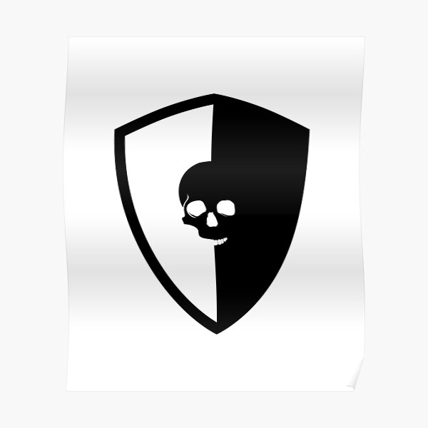 "Death Cheaters Guild | D.C.G. Crest • Whiteout" Poster for Sale by ...