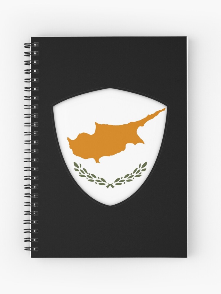 "Cyprus flag emblem" Spiral Notebook for Sale by S-p-a-c-e | Redbubble