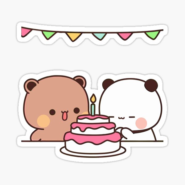 " bubu dudu dancing in love birthday " Sticker for Sale by kristyglas ...