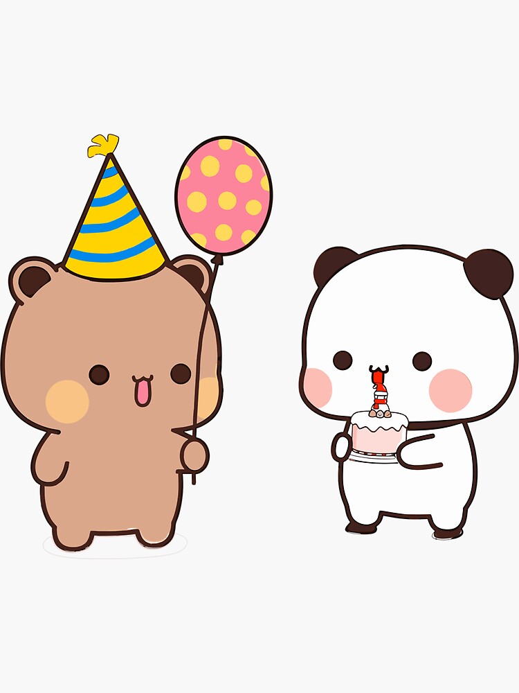 " bubu dudu dancing in love birthday " Sticker for Sale by kristyglas ...