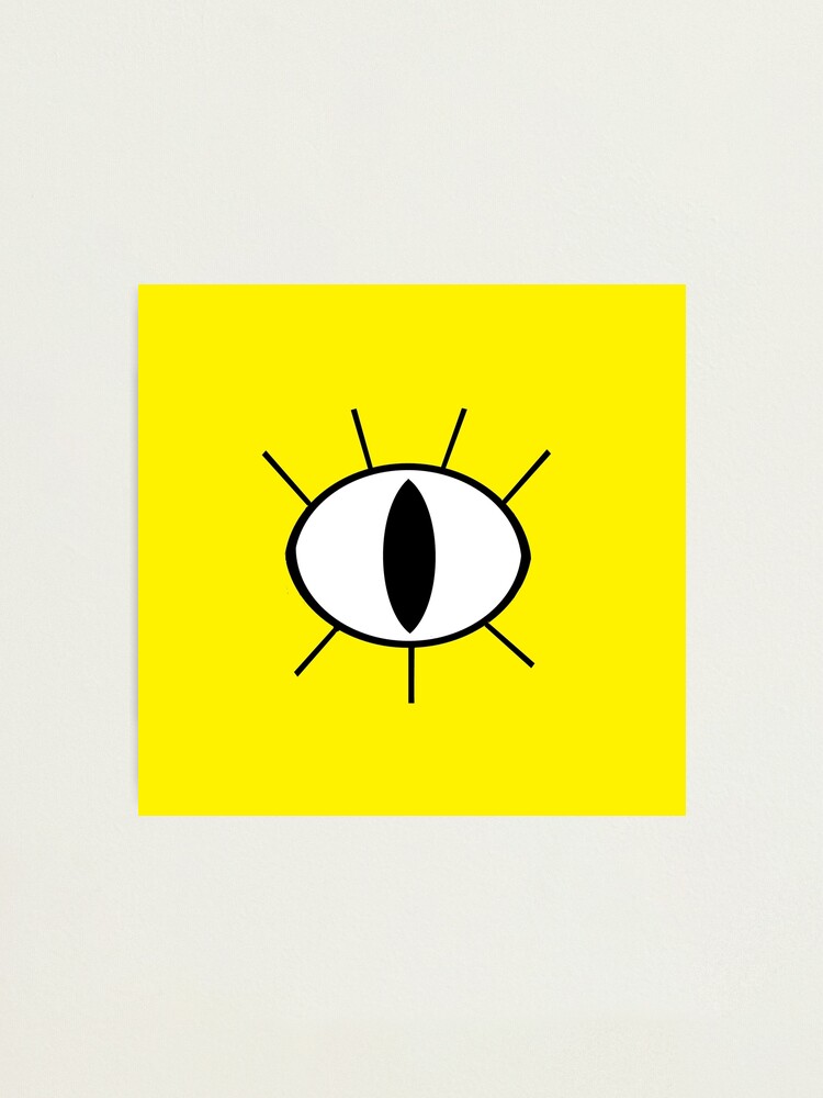 "Bill Cipher Eye, Gravity Falls" Photographic Print for Sale by nopemom ...