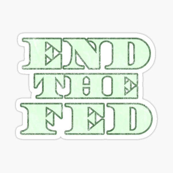 "End The Fed Vintage " Sticker for Sale by flippinsg | Redbubble