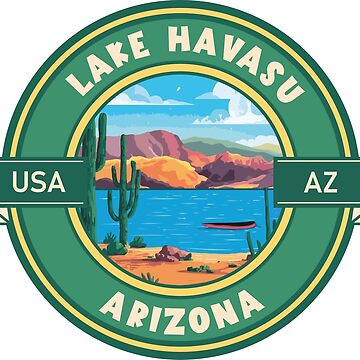 "lake havasu arizona" Sticker for Sale by kfs-art | Redbubble