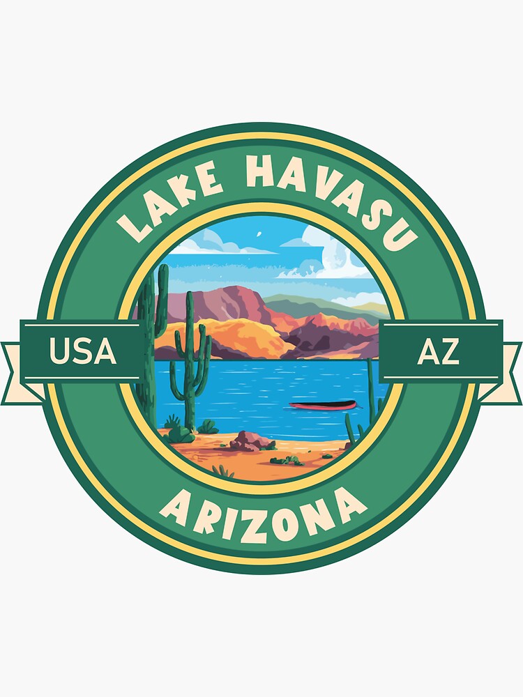 "lake havasu arizona" Sticker for Sale by kfs-art | Redbubble