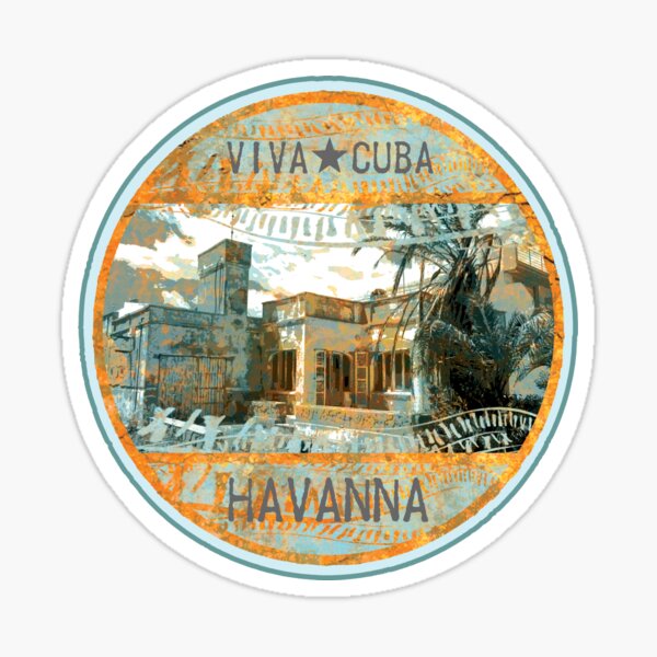 "cuba" Sticker for Sale by Periartwork | Redbubble