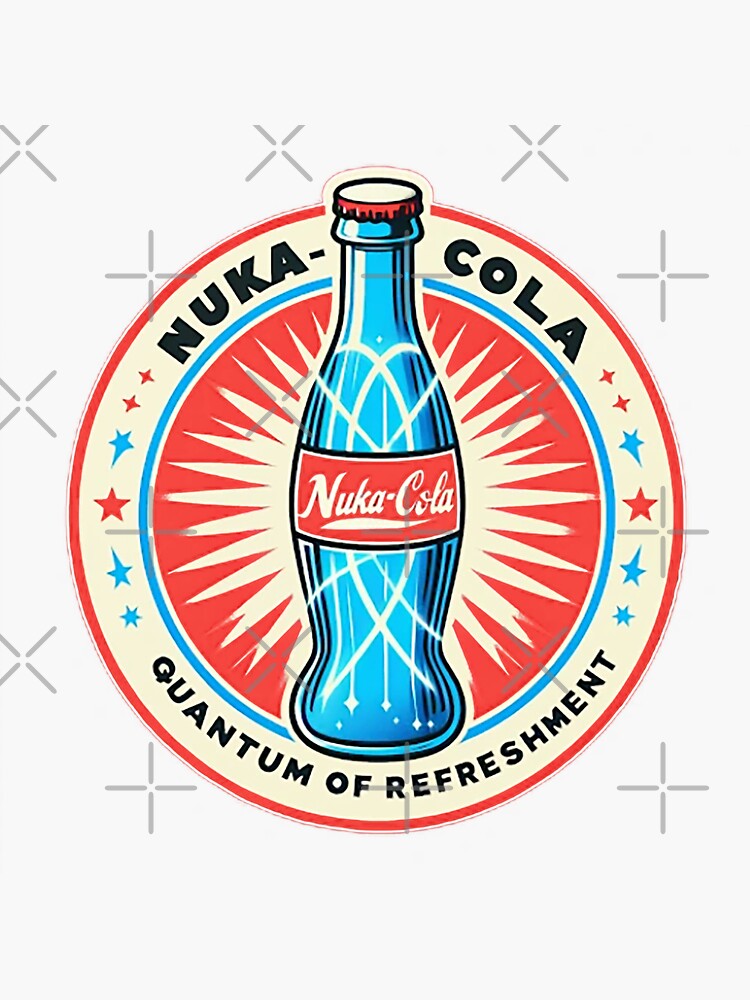 "Nuka-Cola " Sticker for Sale by vickiecalhoun | Redbubble