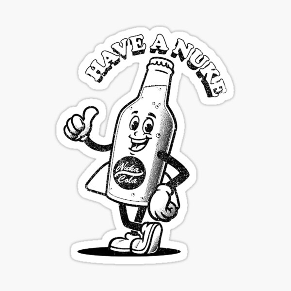 "Nuka-Cola " Sticker for Sale by vickiecalhoun | Redbubble