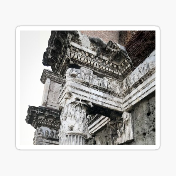 "Ancient Roman Columns" Sticker for Sale by umeimages | Redbubble