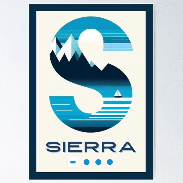 "SIERRA: Letter S in Morse Code, NATO Phonetic Alphabet, Maritime ...