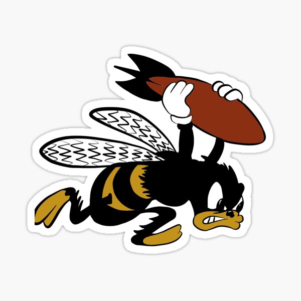 "Bomber bee " Sticker for Sale by Gloomyghoul | Redbubble