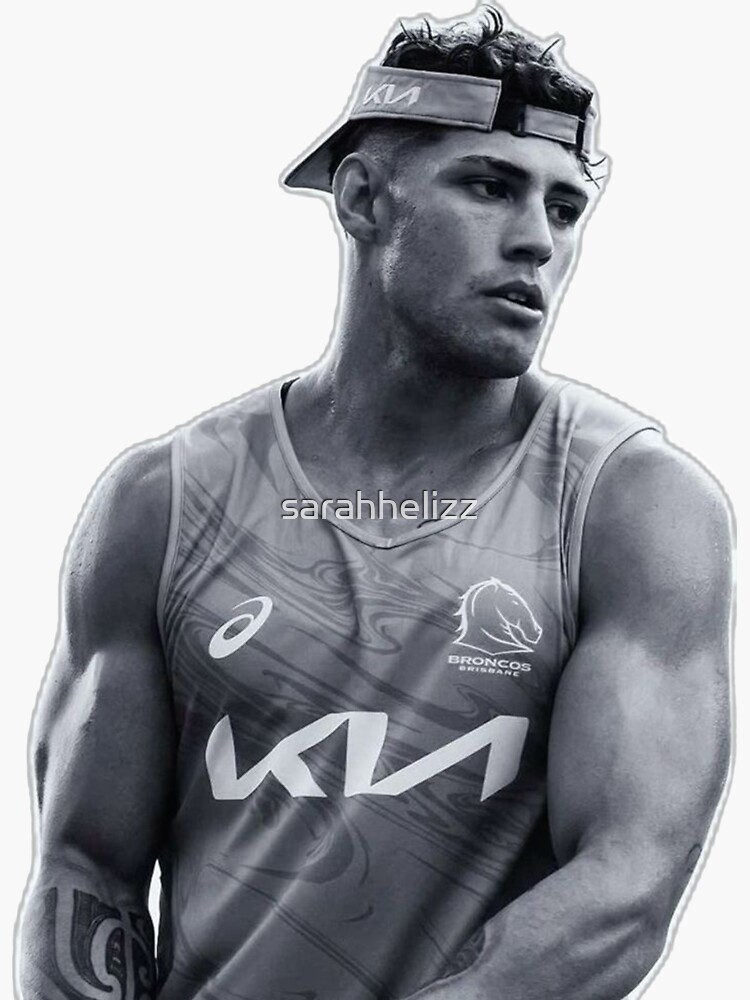 "Jordan Riki Hot black and white " Sticker for Sale by sarahhelizz ...