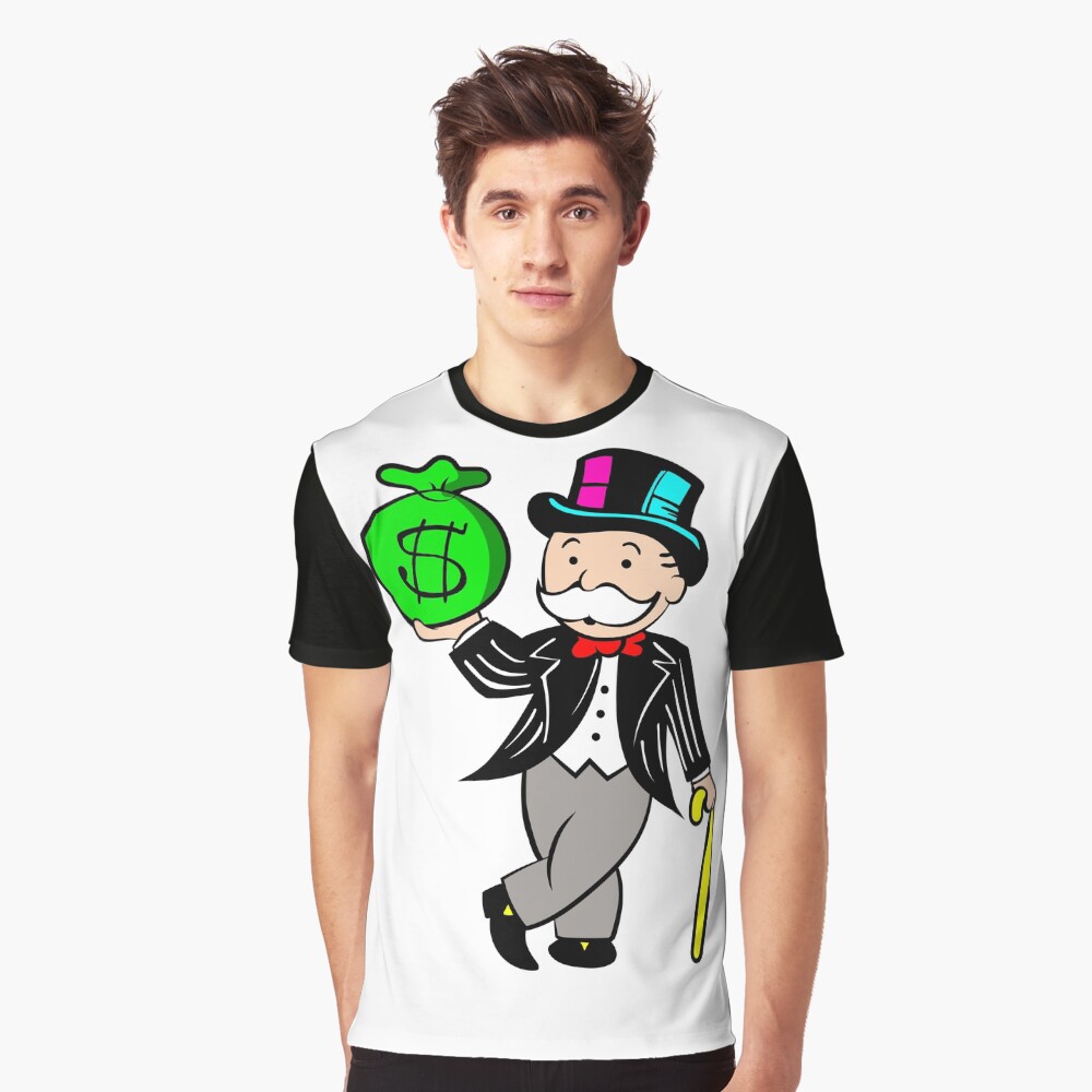 "Monopoly Man with Bag of Money" Sticker for Sale by DonVivaldo | Redbubble