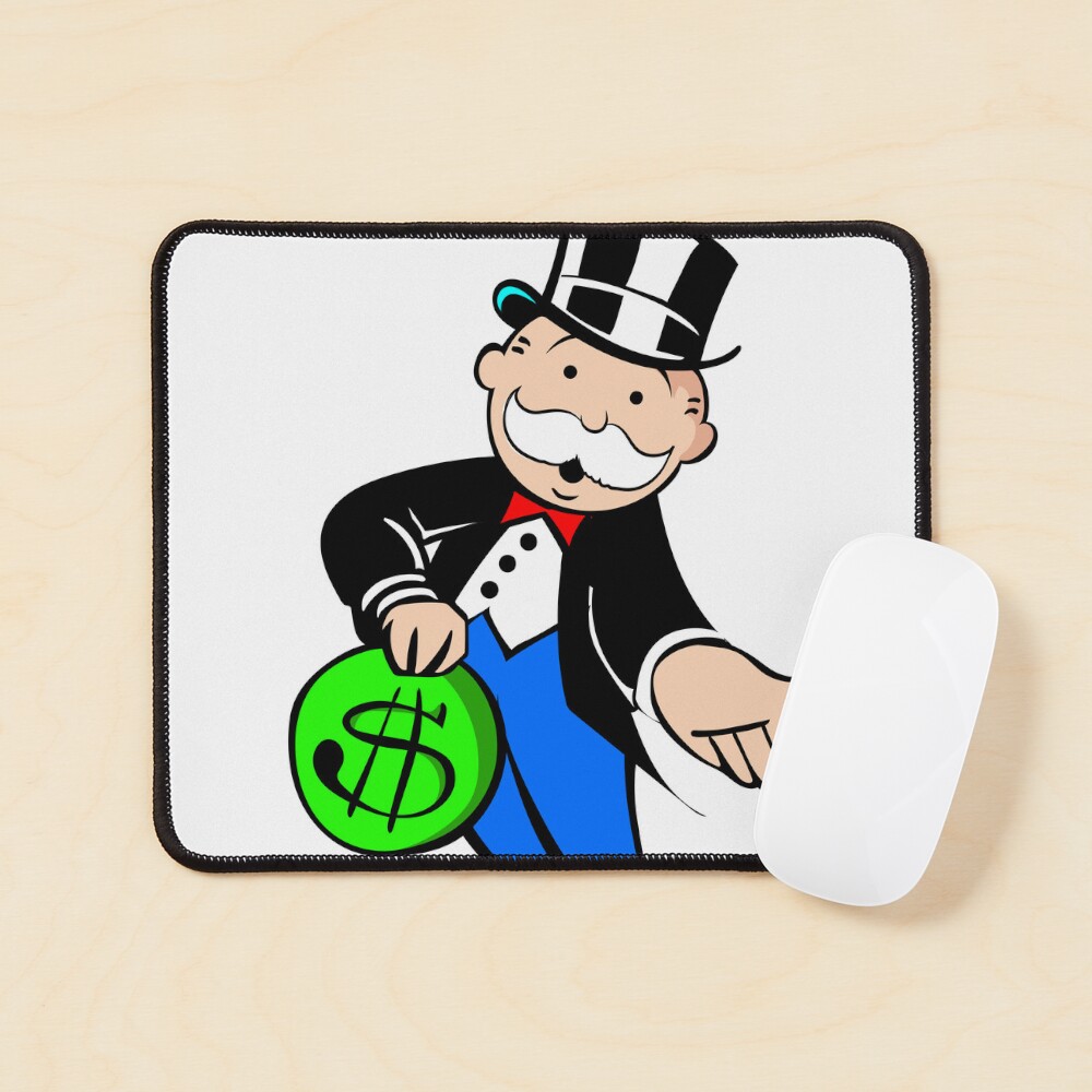 "Financial Gesture Illustration - Monopoly Man" Art Board Print for ...