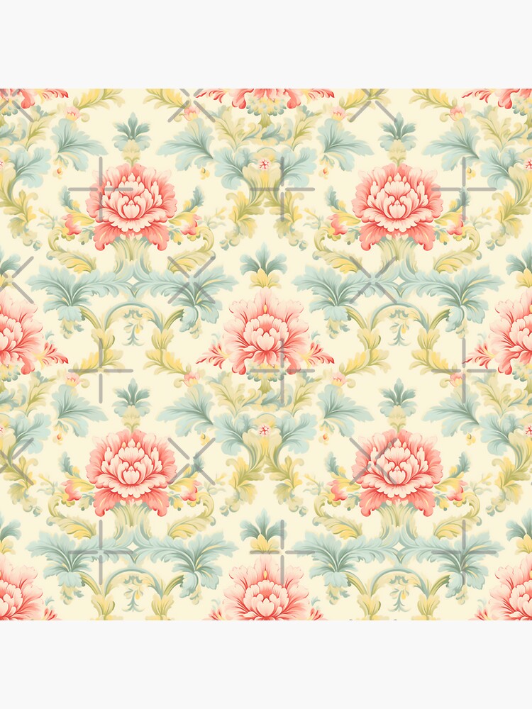 "Regency era and bridgerton style inspired pattern" Sticker for Sale by ...