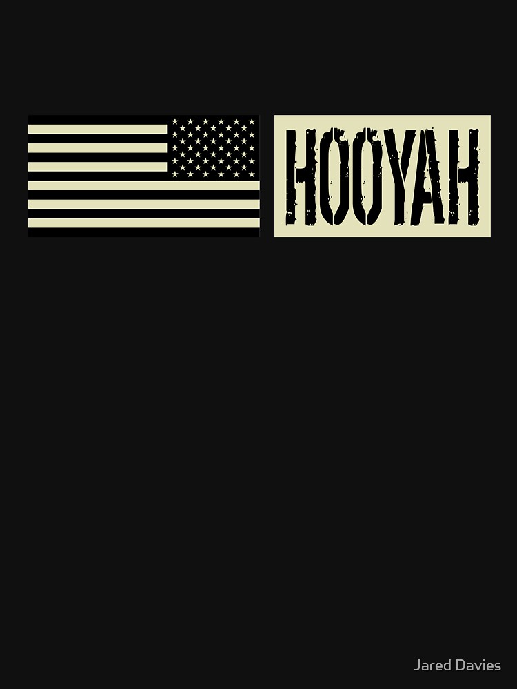 "Hooyah" T-shirt by MilitaryCandA | Redbubble