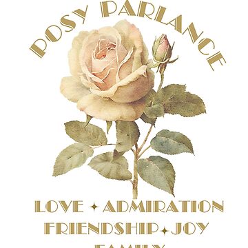 "June Birth Month Symbol, Victorian Flower Symbols, Rose" Sticker for ...