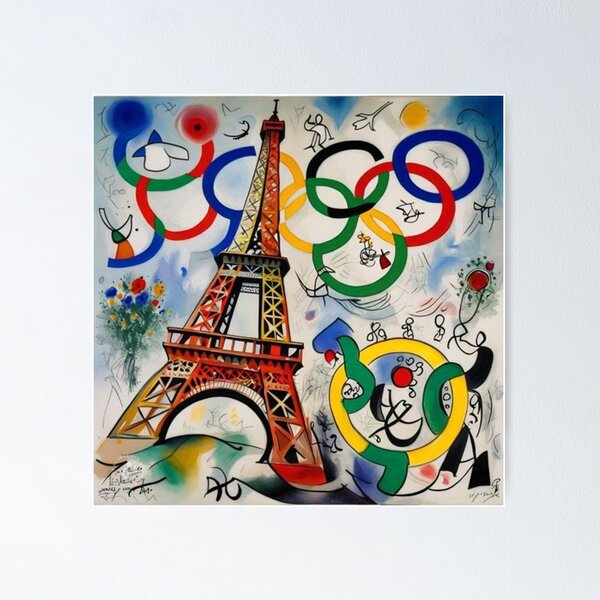 "Games Wide open : Paris Olympics 2024" Poster for Sale by Owl-o-the ...