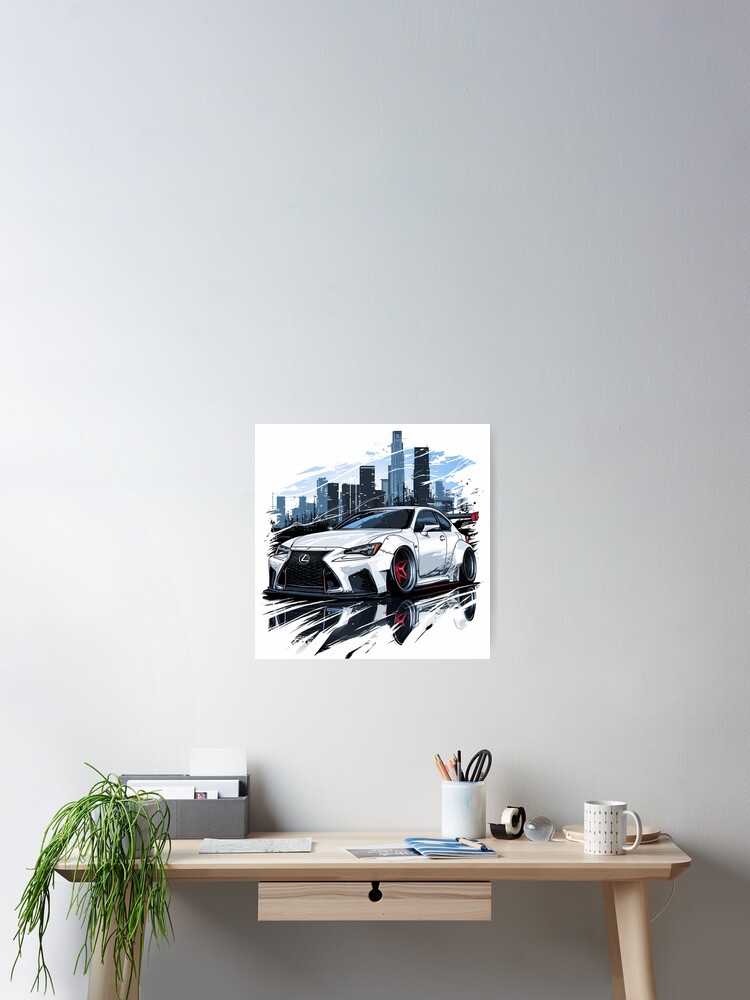 "Lexus IS300 IS350 IS500 Luxury Drift Car Stance Poster Art" Poster for ...