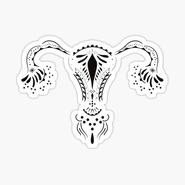 "Ornamental Uterus" Sticker for Sale by jadicus | Redbubble