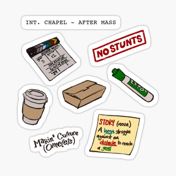 "JPCatholic: The Storyteller Starter Pack" Sticker for Sale by Patrick ...