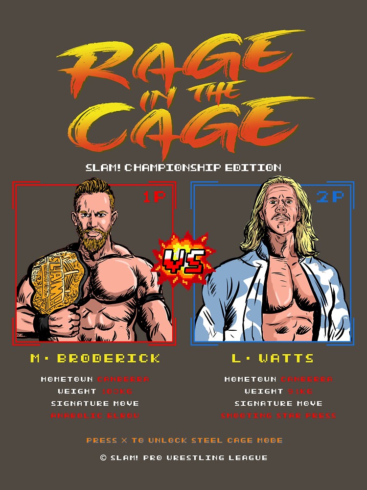 "SLAM! Pro Wrestling League Mikey Broderick vs Luke Watts Cage Match ...