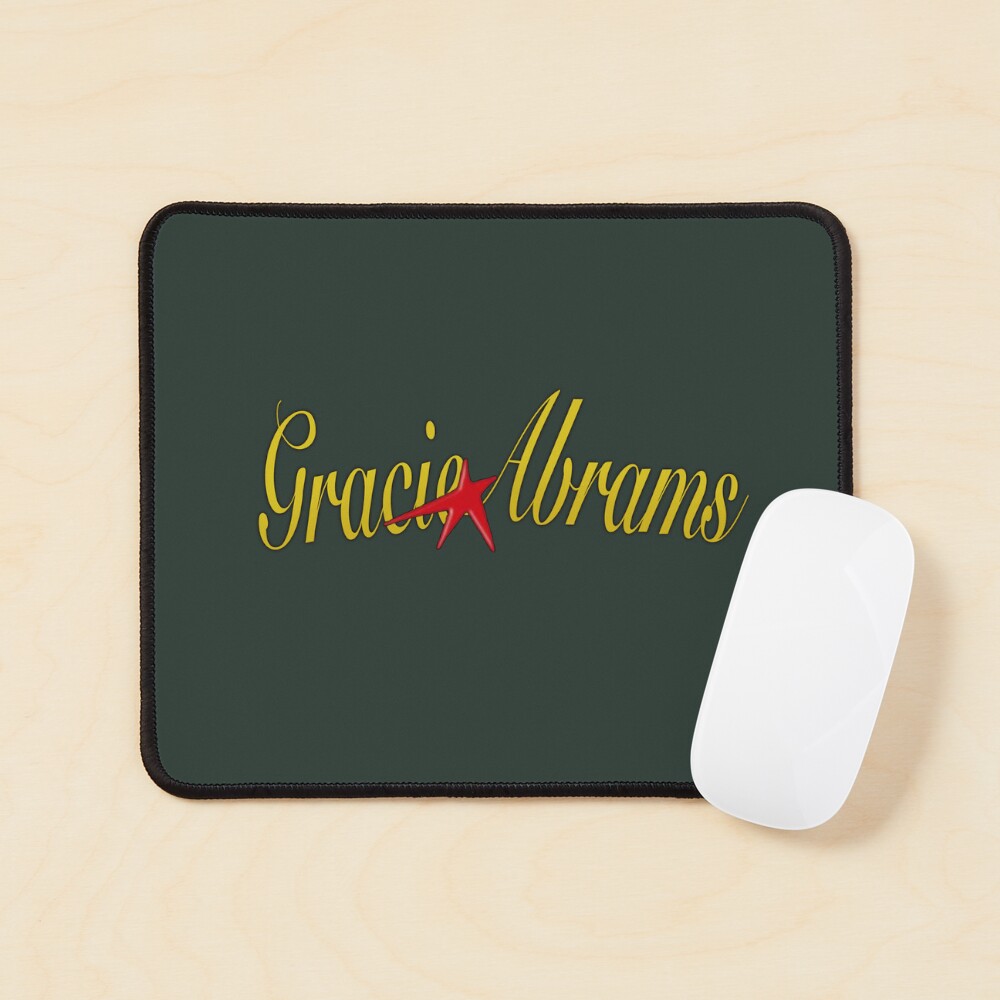 "Gracie Abrams Red Star Cursive Lettering Logo" Sticker for Sale by ...