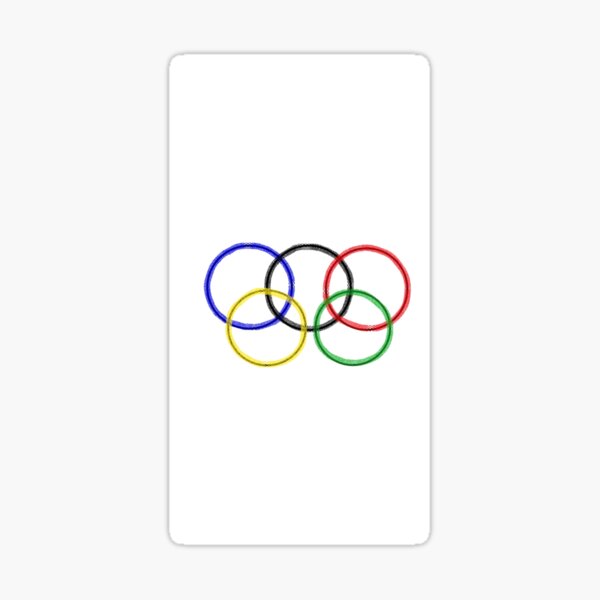 "Olympic special Paris 2024" Sticker for Sale by shiniartsy | Redbubble