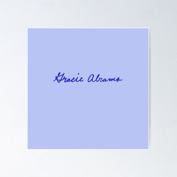 "Gracie Abrams Good Riddance Cursive Lettering Handwritten" Poster for ...