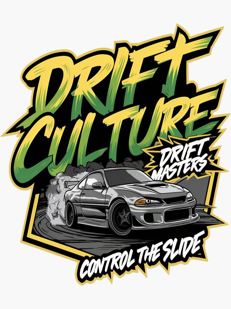 "Drift culture - Drift masters" Sticker for Sale by JansenGS | Redbubble