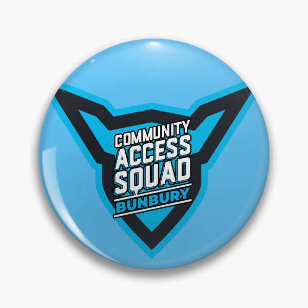 "CAS Bunbury symbol" Pin for Sale by CAsquad | Redbubble